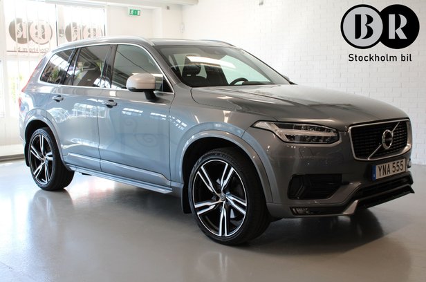 Volvo XC90 D5 AWD R-Design D-VÄRM DRAG 7-SITS HUD POLESTAR säljes i ...