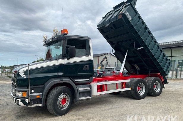 Schaktlastbil Scania T114 BG6x2 NZ340 säljes - såld eller borttagen