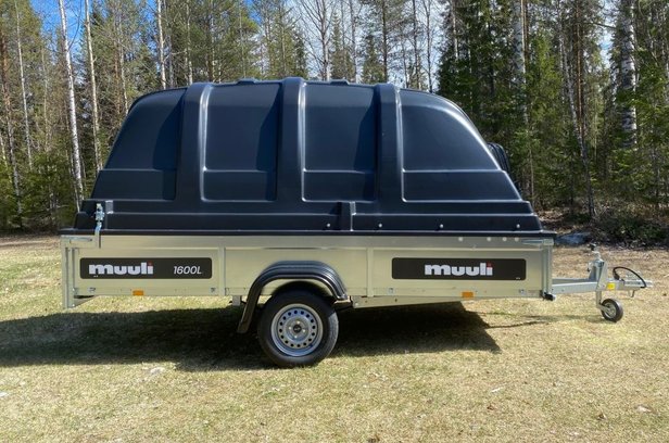 Kåpsläp Muuli 1500L, 1600L säljes i Pajala | Blocket