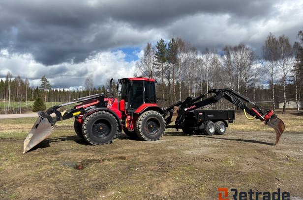 Traktorgrävare Huddig 1260B med tippvagn säljes i Ragunda | Blocket