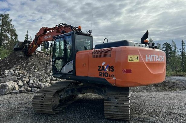 Hitachi ZX 210 LC-5B Rotortilt Nya Larver (79 - såld eller borttagen