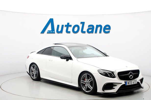 Mercedes-Benz E 220 d Coupé, AMG, Pano, Widescreen, 360° säljes i ...