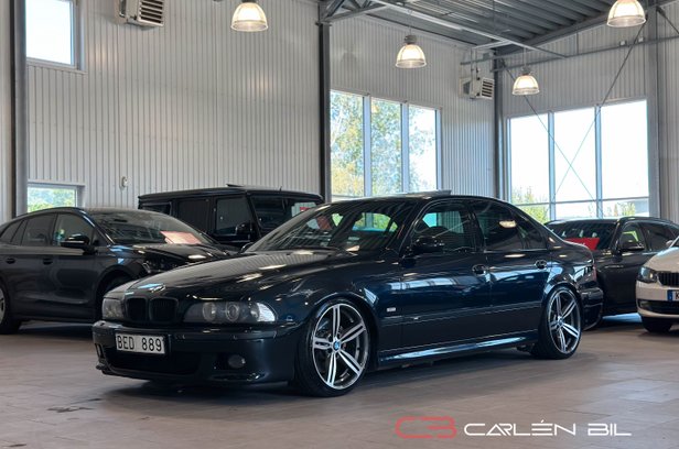 BMW M5 E39 V8 400hk Individual Taklucka Bilstein säljes i Göteborgs ...