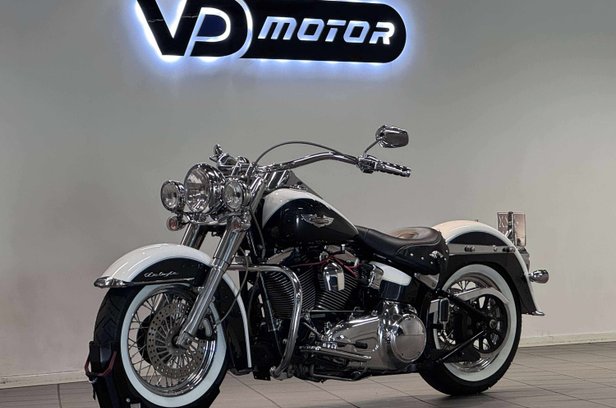 Harley-Davidson Softail Deluxe FLSTN Cholo 96" V&H B-Bar SE' säljes i ...