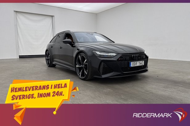 Audi RS6 600hk Kolfiber Laser Pano B&O Night Vision 360° HUD säljes i ...