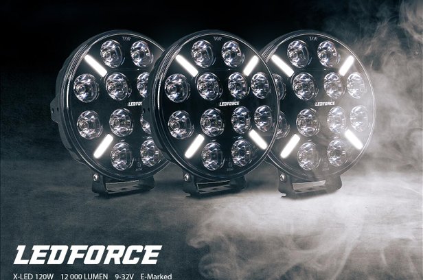 LED Extraljus paket 3 st LEDFORCE extraljus inkl. tillbehör säljes i ...