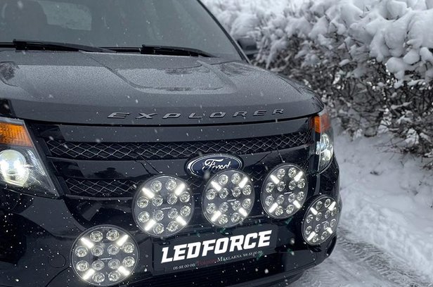 Sveriges snyggaste Rally 5:a - LEDFORCE extraljus säljes i Strömsund ...