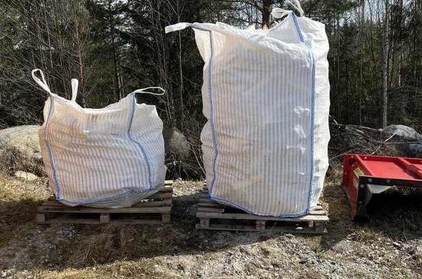 Vedsäckar BIG BAG 1m3 och 1,5m3 säljes i Kramfors | Blocket