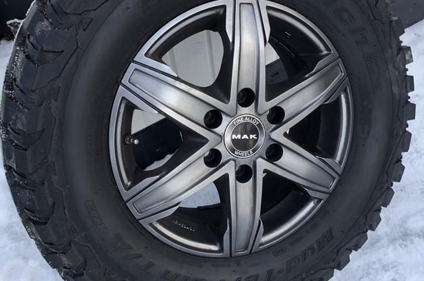 MB Sprinter 4st fälgar o däck säljes i Hanin - såld eller borttagen