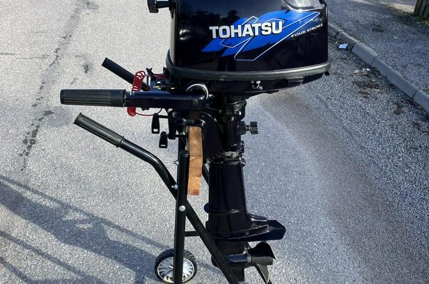Tohatsu 6 hk 4-takt, kort rigg säljes i Sundb - såld eller borttagen