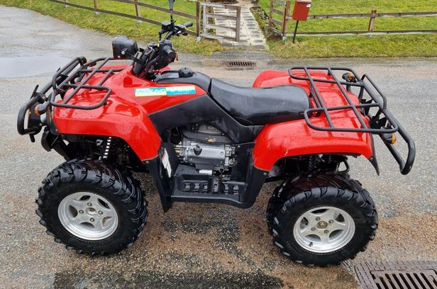 Odes 400 cc 4x4 endast 57 tim och 128 mil sä - såld eller borttagen