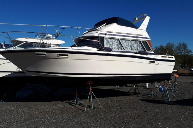 Bayliner 2858 flybridge med defekt motor. säl - såld eller borttagen