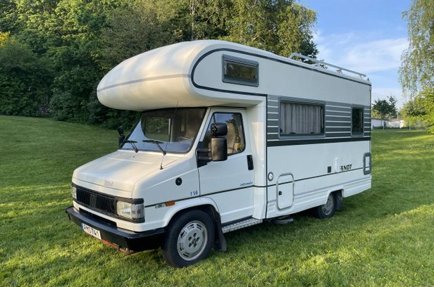 Fiat husbil nybesiktad och servad. säljes i H - såld eller borttagen