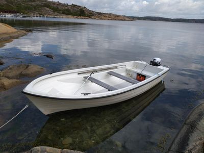 Rana 16. Båt ,motor och kärra. säljes i Ly - såld eller borttagen