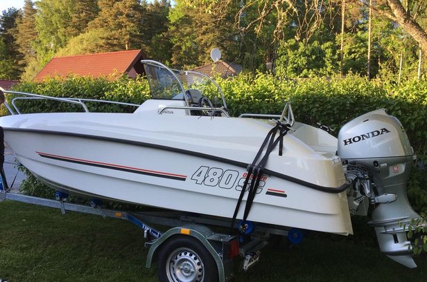 Motorbåt Micore 480 SC & Honda 50 hk ink trailer - 2018 säljes i ...