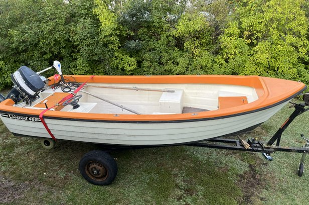 Crescent 465 komplett med 30hk och trailer sä - såld eller borttagen