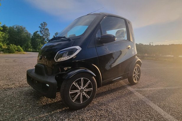 El-mopedbil Lingzhida / Eloped M1e, klass 1 s - såld eller borttagen