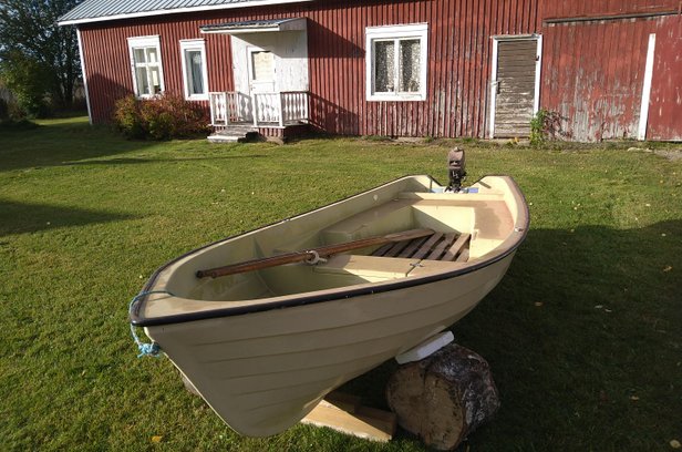 Jifa "Toppen" Roddbåt med motor Mercury 2,2 hp säljes i Luleå | Blocket
