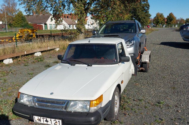 Saab 900 turbo solstad biltransport, ev bytes - såld eller borttagen