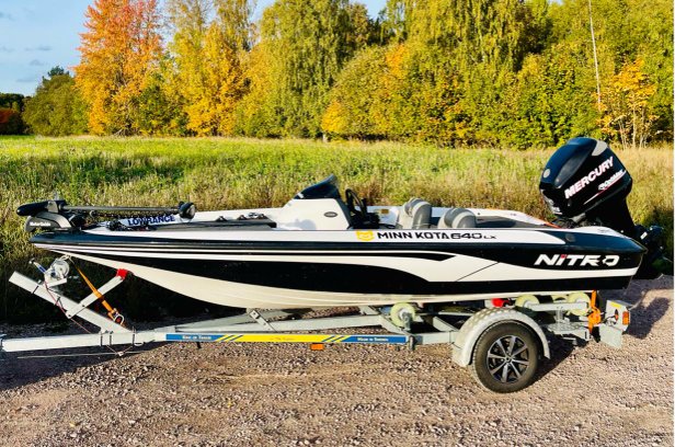 Nitro 640 / Mercury 115 / TK BT1000M säljes i Jönköping | Blocket