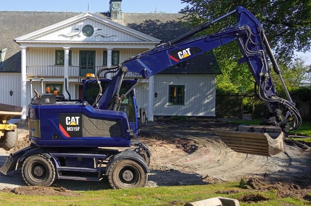 CAT 315F Fullutrustad Topcon Ec oil mm säljes - såld eller borttagen