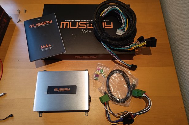 Musway M4+ förstärkare och DSP till Volvo säl - såld eller borttagen