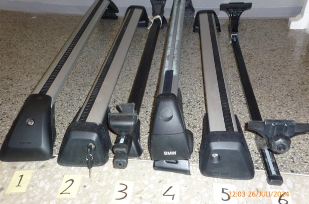 Volvo v60/xc40,BMW E60,Volvo V60/Volvo dropplist, höga rails säljes i ...