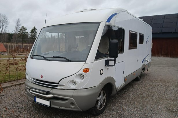 Husbil uthyres, helintegrerad Fiat Bürstner s - såld eller borttagen