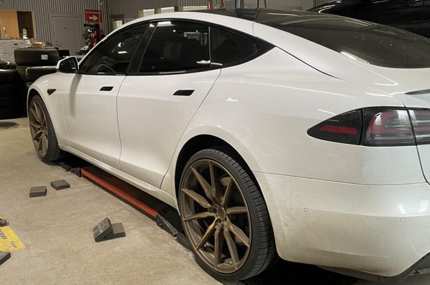 22” Concaver hjul tesla model S säljes i Karlskrona | Blocket
