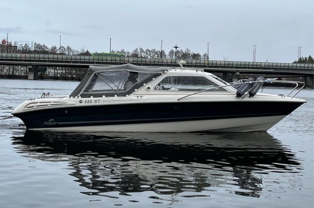 FLIPPER 666 HT -07, 225hk, ink TK-trailer säl - såld eller borttagen