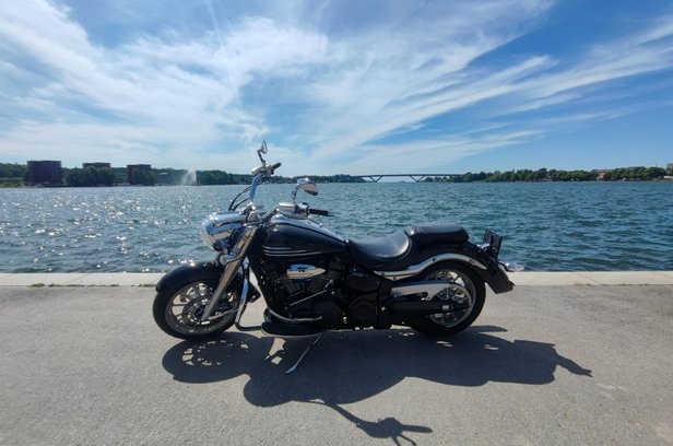 Yamaha XV1900 Midnight Star med Stratoliner k - såld eller borttagen