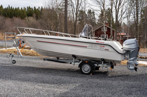 Micore 550 cc Classic & Honda 60hk (59h) inkl 80-trailer -21 säljes i ...