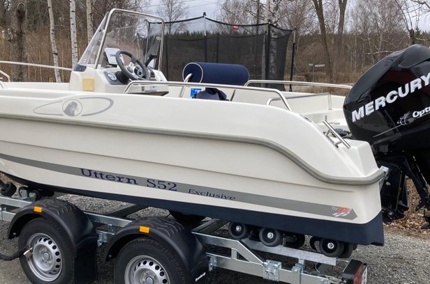 Uttern S52 Exclusive med Mercury 75 Optimax säljes i Vaxholm | Blocket