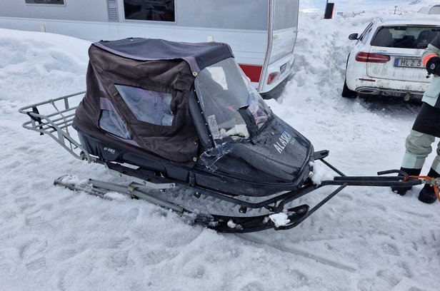Pulka Alaska. fungerande men med repbehov. säljes i Kiruna | Blocket