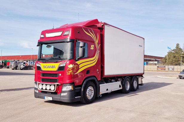 Scania R650 6x2 Flisbil Nextgen Nybesiktigad - såld eller borttagen