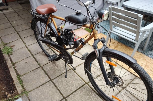 militär cykel med motor säljes i Gävle | Blocket