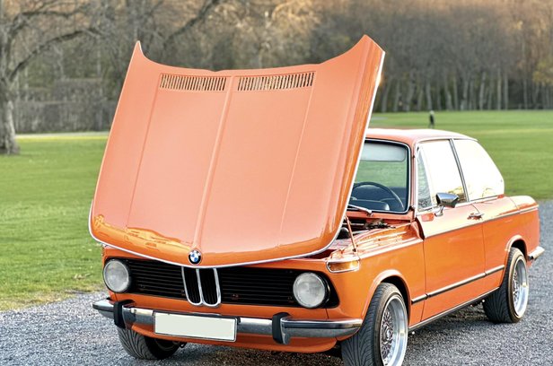 BMW 2002 E10 1975 Svensksåld Inka Orange - Fi - såld eller borttagen