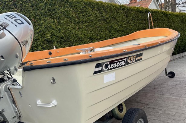 Crescent 465 med Honda 20 hk fyrtakt säljes - såld eller borttagen