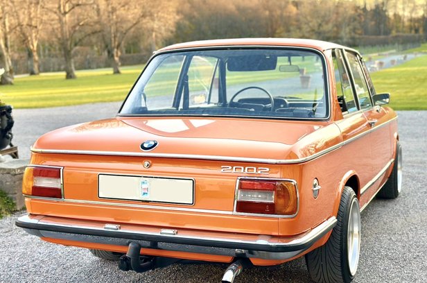 BMW 2002 E10 1975 Svensksåld Inka Orange - 1 - såld eller borttagen