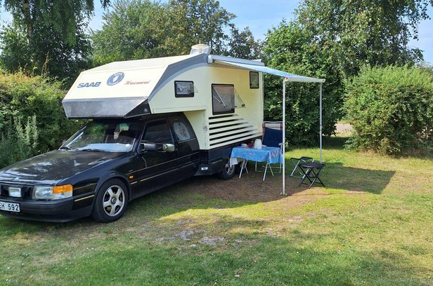 Solstad Saab camper/flak säljes i Kristianstad | Blocket