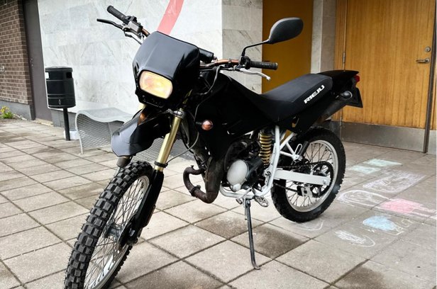 Rieju Drac RR 2-takt Crossmoped Klass 1 - 2 sits cross moped säljes i ...