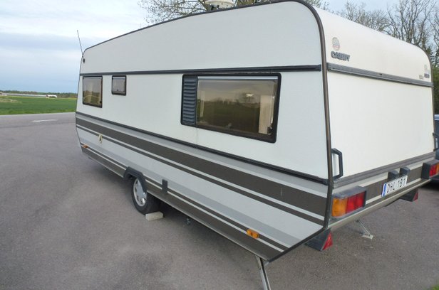 Välvårdad Husvagn Cabby 550 Barn kammar vagn - såld eller borttagen