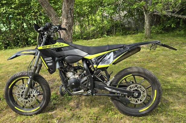 Crossmoped Sherco 50SM säljes i Huddinge | Bl - såld eller borttagen