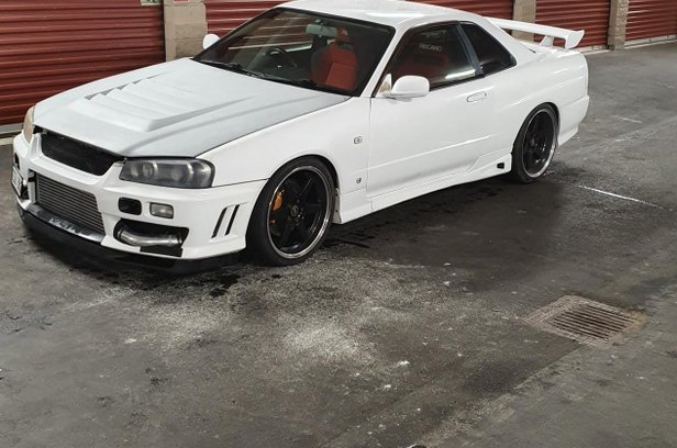 Nissan Skyline R34 GTT -98 säljes i Tyresö | Blocket