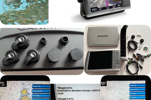 Garmin GPSmap 4012 12.1 Tum+Bluechart G3 2021 Nord Europa säljes i ...