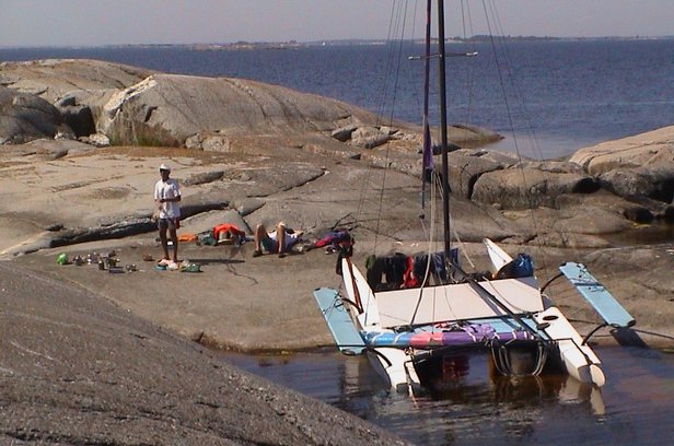 Hobie Cat 21 , stor stabil katamaran säljes i Norrtälje | Blocket
