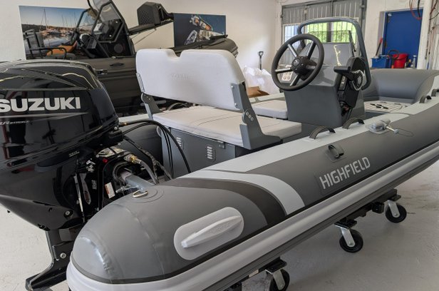 NY Highfield RIB 3,8m med GT-rattstyrning och 30hk säljes i Nacka | Blocket