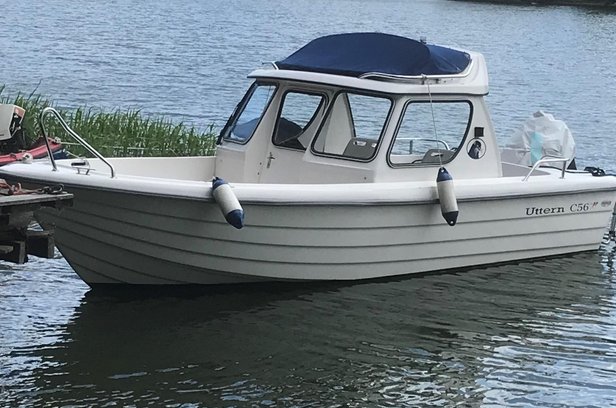 Uttern C56 2008 Mercury 60hk 2014 säljes i Vä - såld eller borttagen