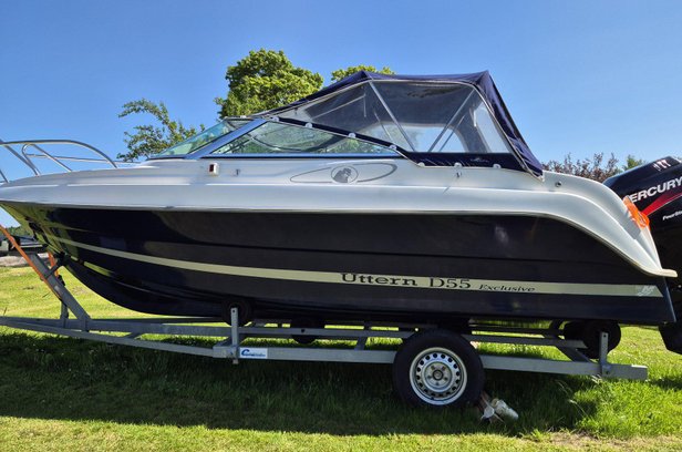 Uttern D55 exclusive Mercury 115 fyrtakt ! B.V.S.A säljes i Arvika ...