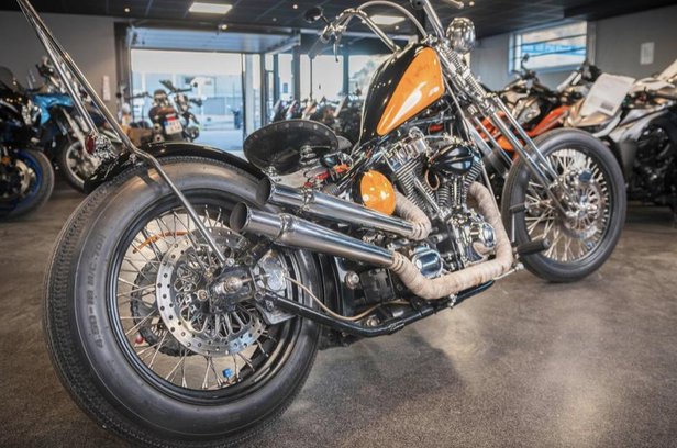 Harley Davidsson Custom säljes i Halmstad | Blocket